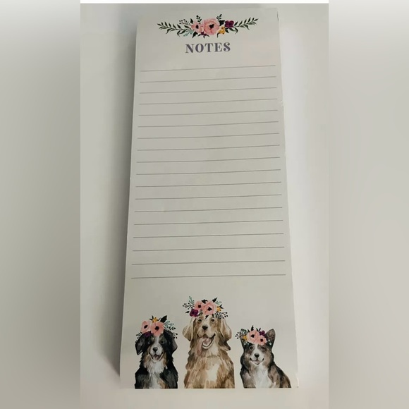 Eccolo | Office | New Long Notepad Notes In Gold Gold Design Top Of Pad ...